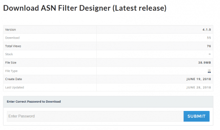 Installation Help ASN Filter Designer - ASN Home