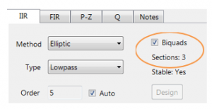 Implementing Biquad IIR filters with the ASN Filter Designer and the ...