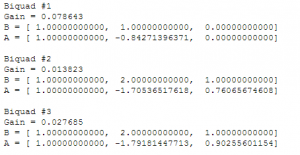 How to export designed IIR/FIR filters to Matlab - ASN Home