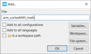 Getting started with Eclipse IDEs and Arm MDK for the Arm CMSIS-DSP ...