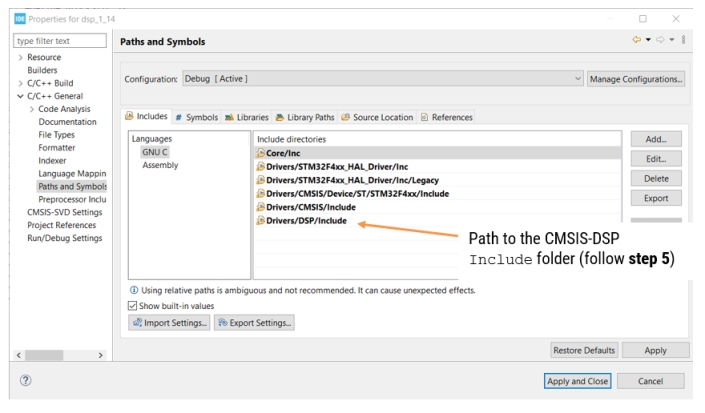 Getting started with STM32Cube IDE and Arm MDK for the Arm CMSIS-DSP library - ASN Home