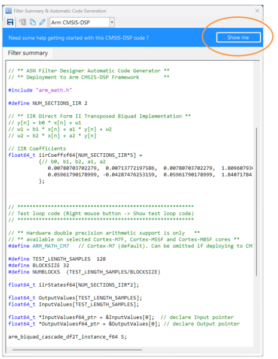 Design of AIoT algorithms with the ASN Filter Designer and the Arm SDS ...